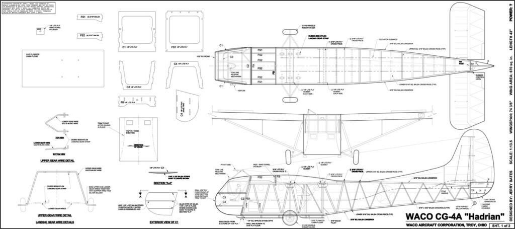 WACO CG-4A Hadrian 1/13.5 – Fighteraces