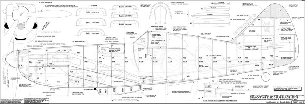 Dewoitine D.520 1/3.5 – Fighteraces